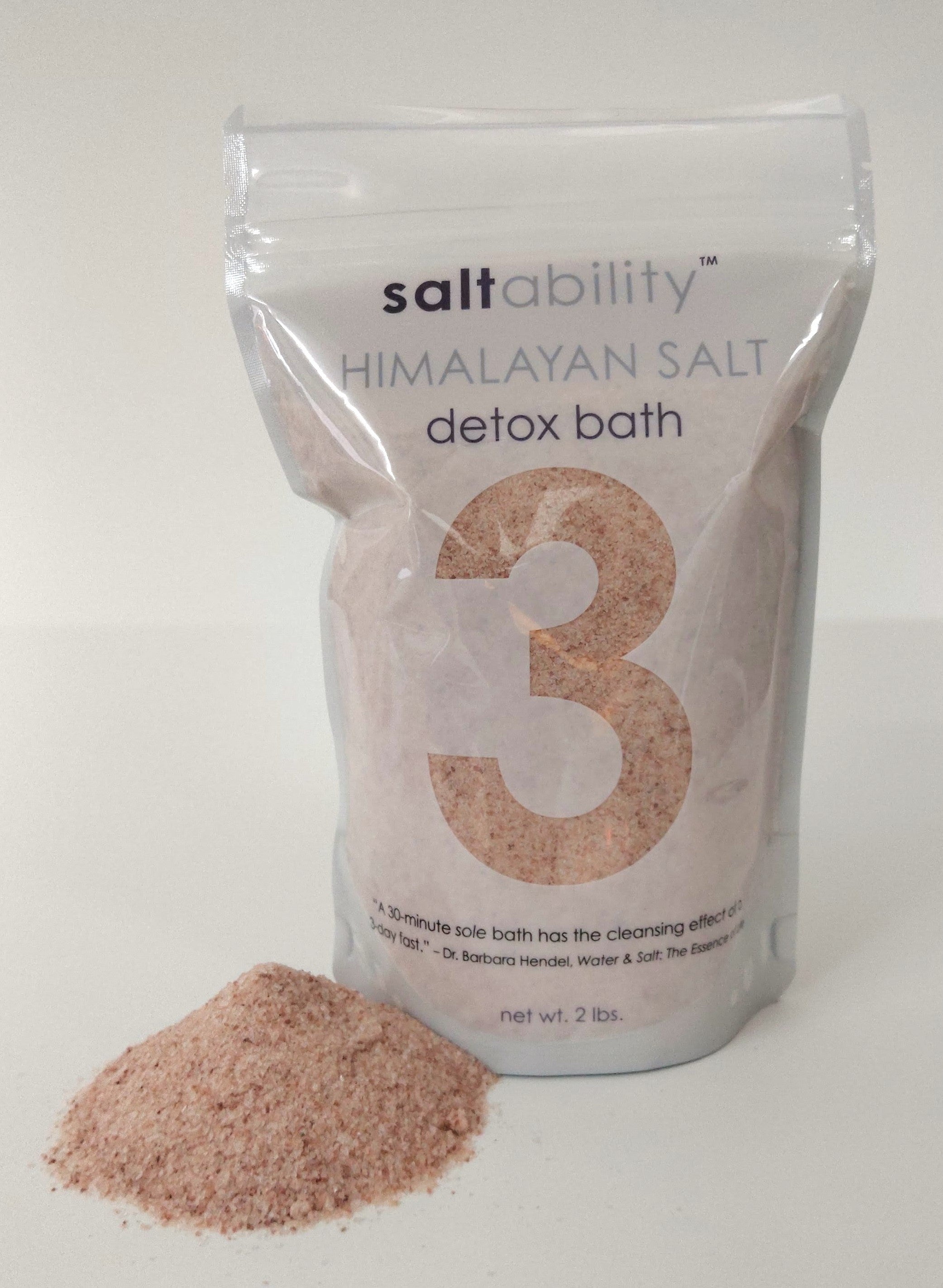 Himalayan Salt Detox Bath, 2 lb. – Saltability